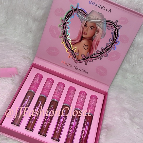GRABELLA | Makeup | Grabella Karol G Lip Gloss Collection Vibrant Pink ...